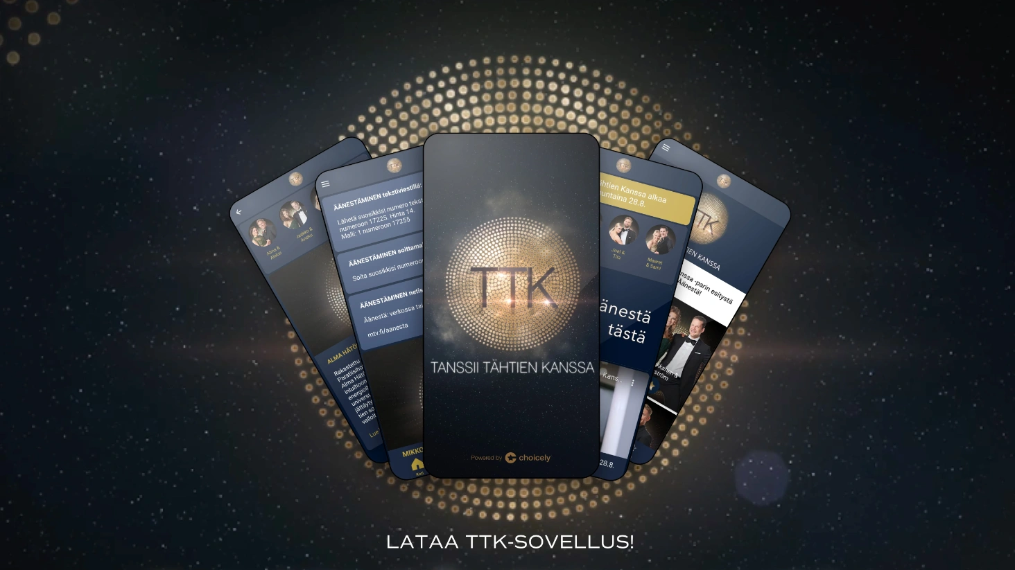 Premiere: Dancing with the Stars Finland app Powered by Choicely